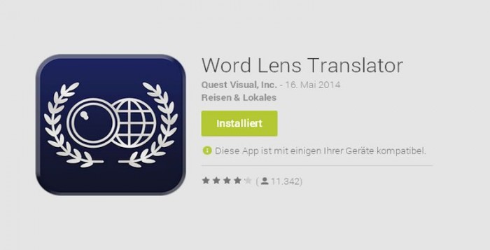 Must have App: Word Lens Translator mit beeindruckender Funktion | ylerusy